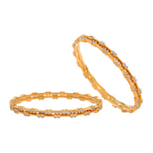 Closed Setting Diamond Bangles - Musaddilal Jewellers